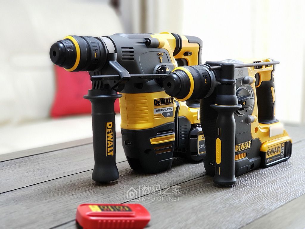 《抚摸党》得伟DeWALT四坑锂电电锤DCH274&DCH334 - 我是工具控 数码之家