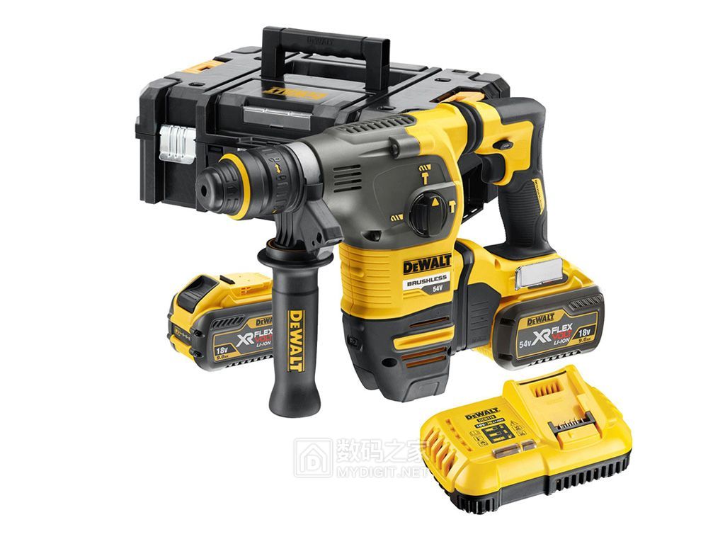《抚摸党》得伟DeWALT四坑锂电电锤DCH274&DCH334 - 我是工具控 数码之家