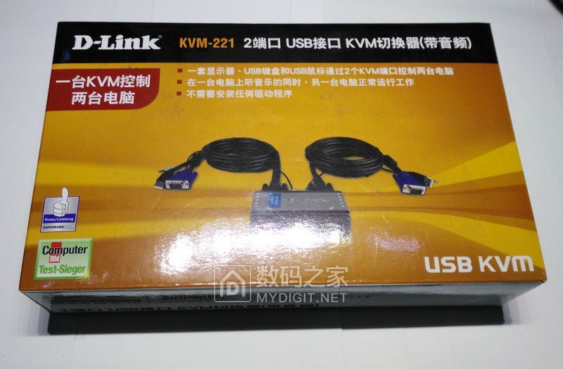 D-LINK KVM-221切换器拆解 - 拆机乐园 数码之家