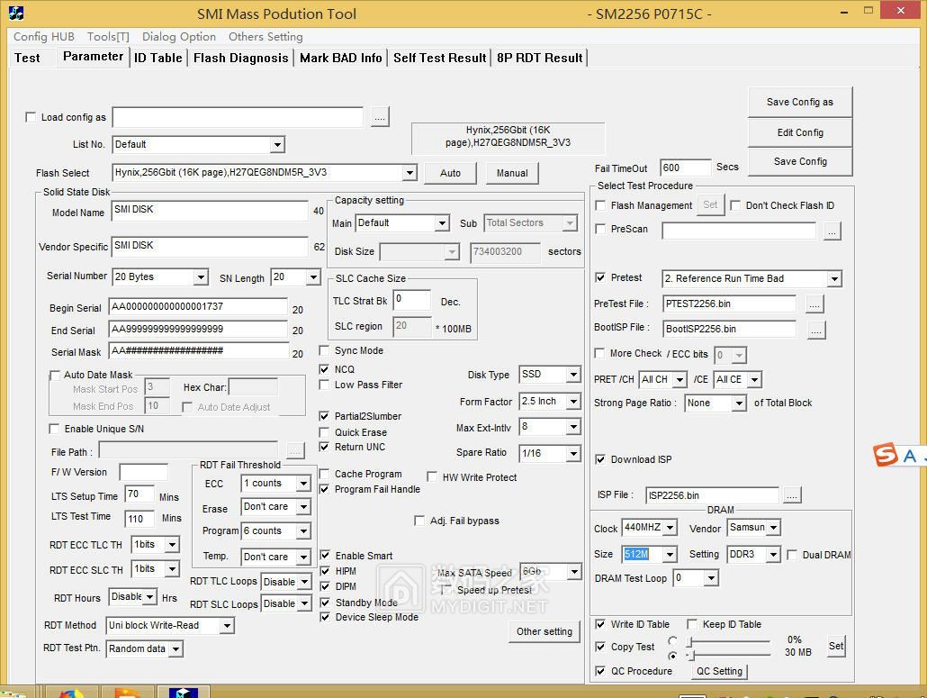 SM2256K DRAM TEST连续测试的时候要断电重连 - SSD存储技术 数码之家