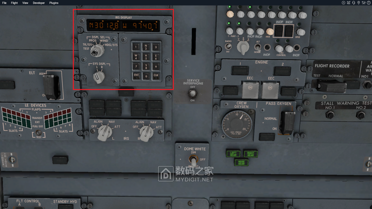波音737上霍尼韦尔的IRS Display Unit (ISDU) - 行业拆客 数码之家