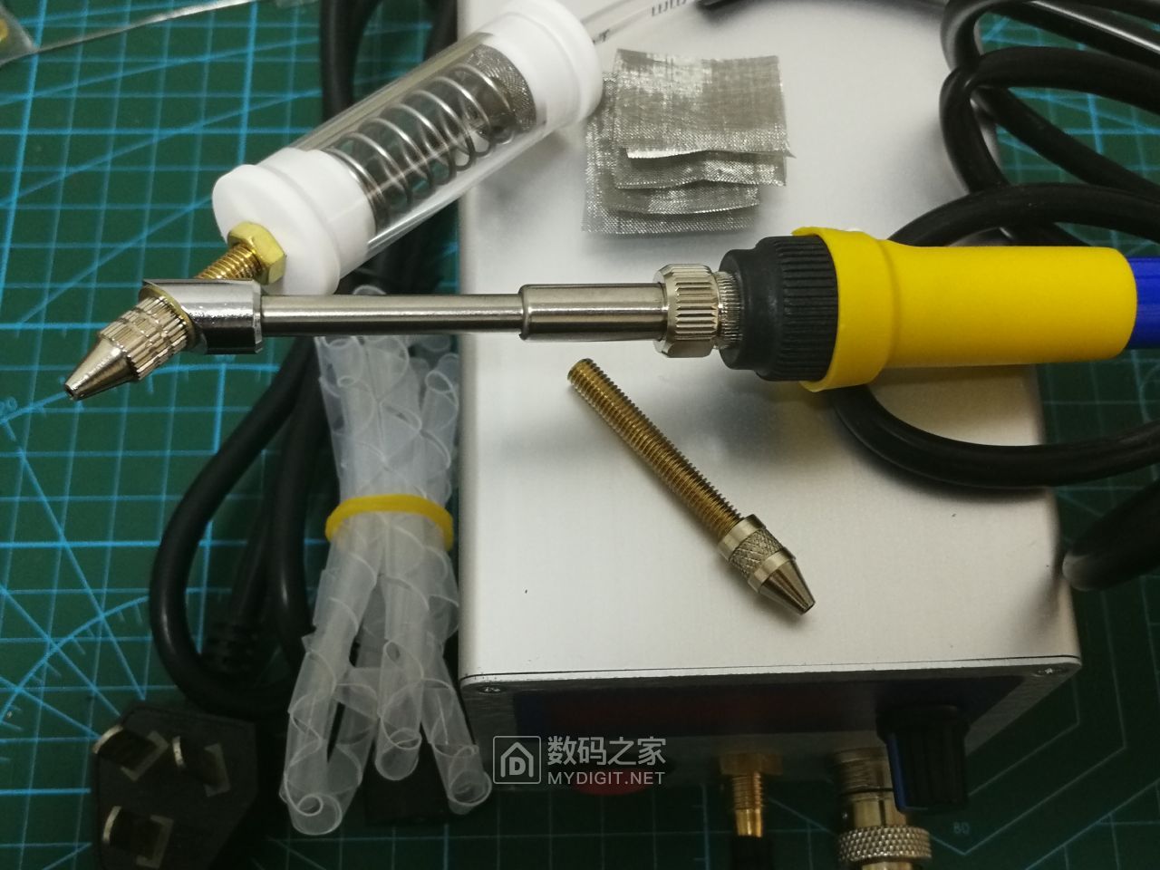 DIY白光T12一体式吸锡器二合一焊台 - 创意DIY 数码之家