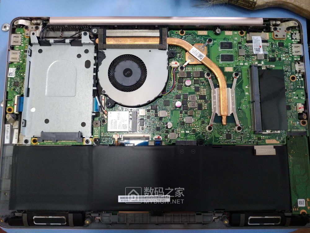 华硕U4000U笔记本清灰重装系统 - 拆机乐园 数码之家