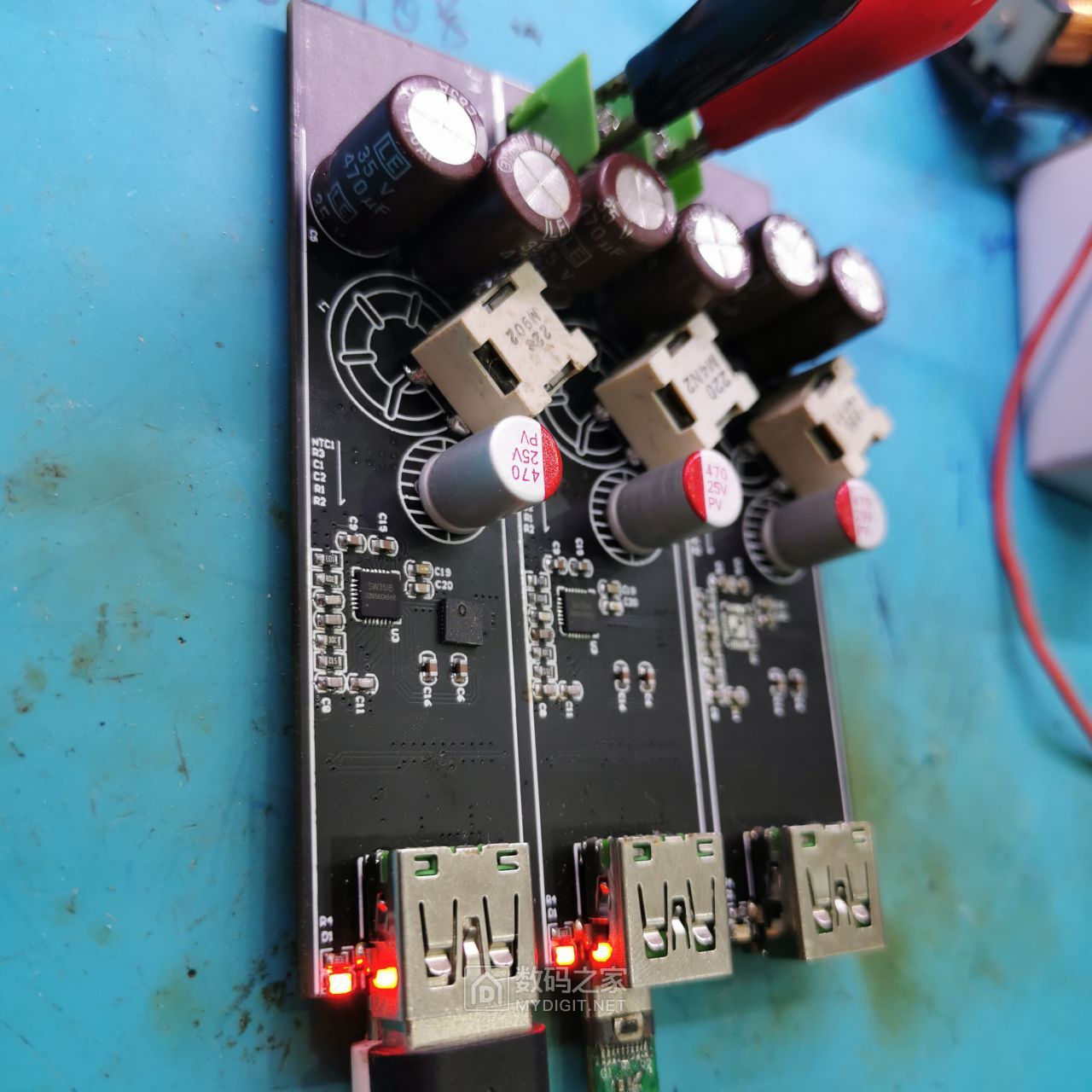 秀一下自己做的SW3518三路全协议快充板 - 电源/充电器 数码之家