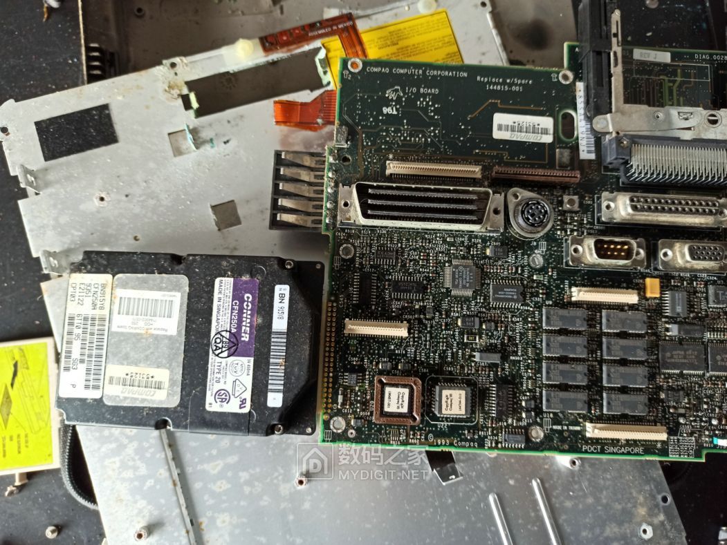 90年代的COMPAQ 2840康柏手提电脑详拆-不是HP - 硬件博物馆 数码之家