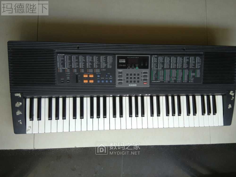 拆修卡西欧日本原装的CTK650 电子琴 - 拆机乐园 数码之家