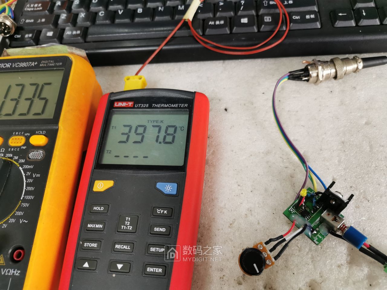 DIY一个936烙铁A1322发热芯直流控制板，第一版 - 创意DIY 数码之家