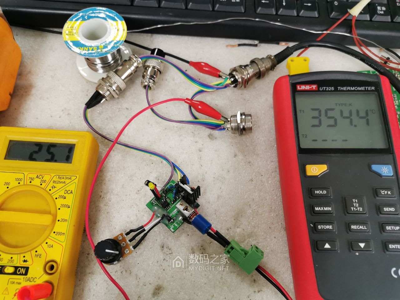 DIY一个936烙铁A1322发热芯直流控制板，第一版 - 创意DIY 数码之家