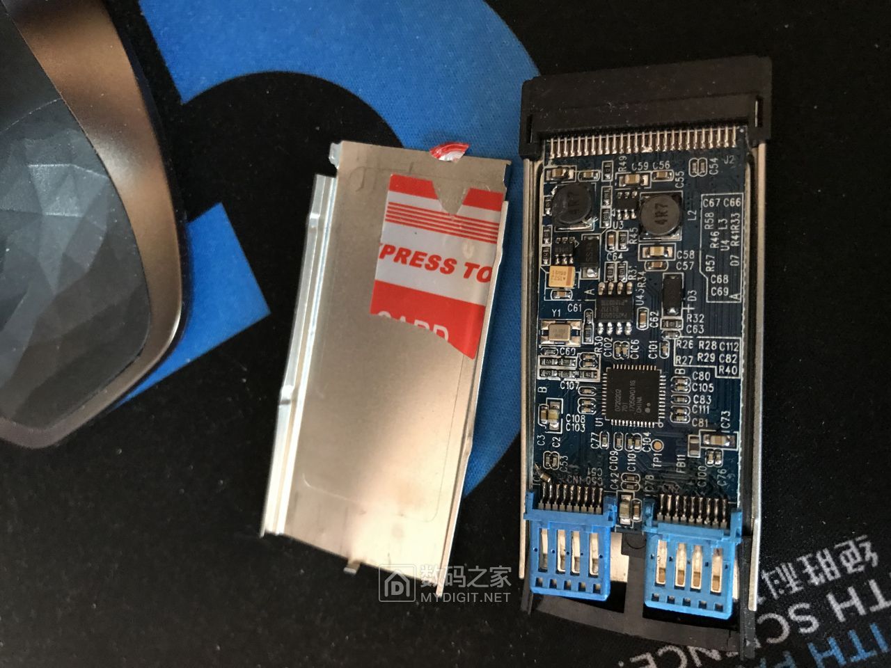 拆一个NECXG笔记本Express转USB3.0扩展卡ExpressCard 34 ASM(2口) - 拆机乐园 数码之家