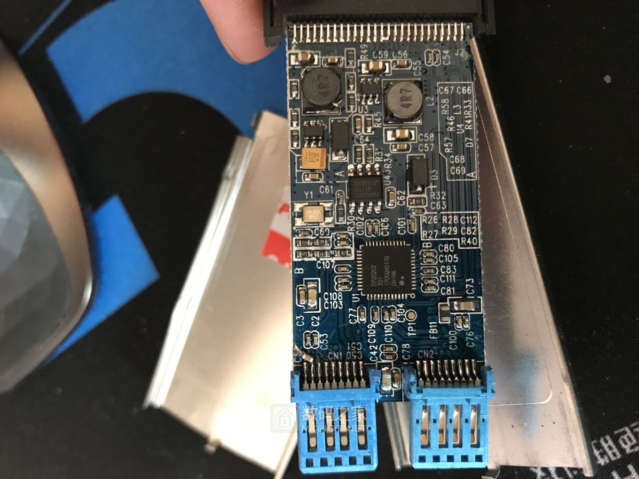 拆一个NECXG笔记本Express转USB3.0扩展卡ExpressCard 34 ASM(2口) - 拆机乐园 数码之家