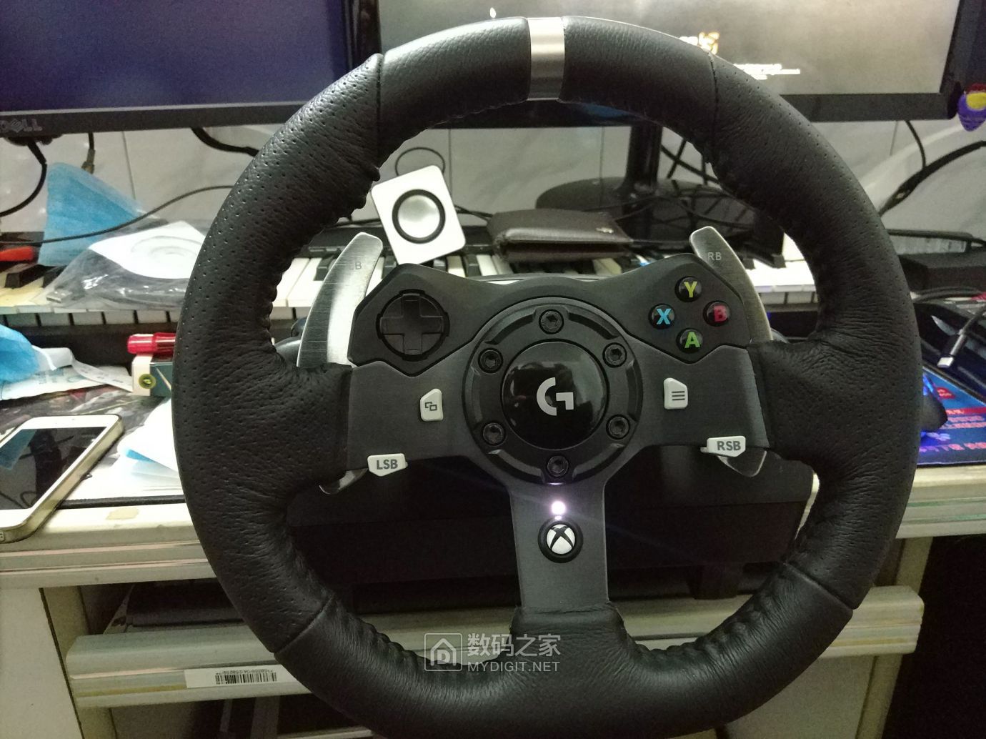 罗技g920游戏方向盘拆解 - 拆机乐园 数码之家