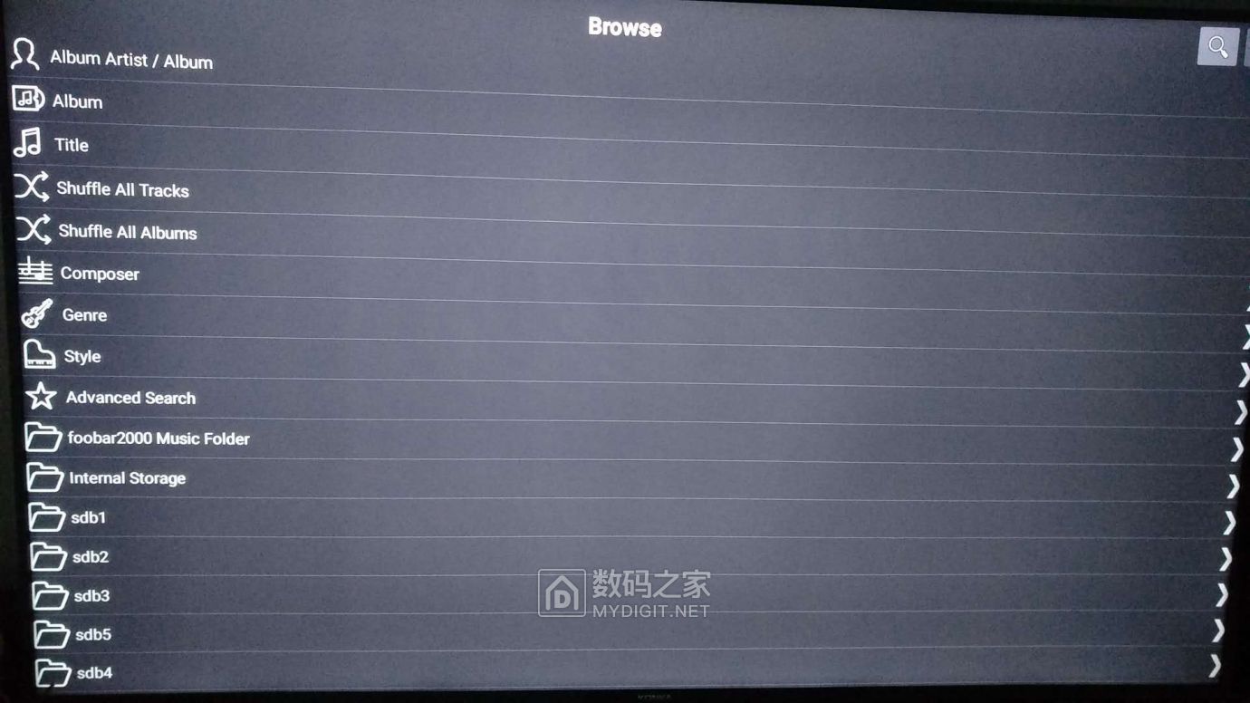 有名的Foobar2000竟然也有安卓版，在电视上用好舒服 - 机顶盒/智能电视 数码之家