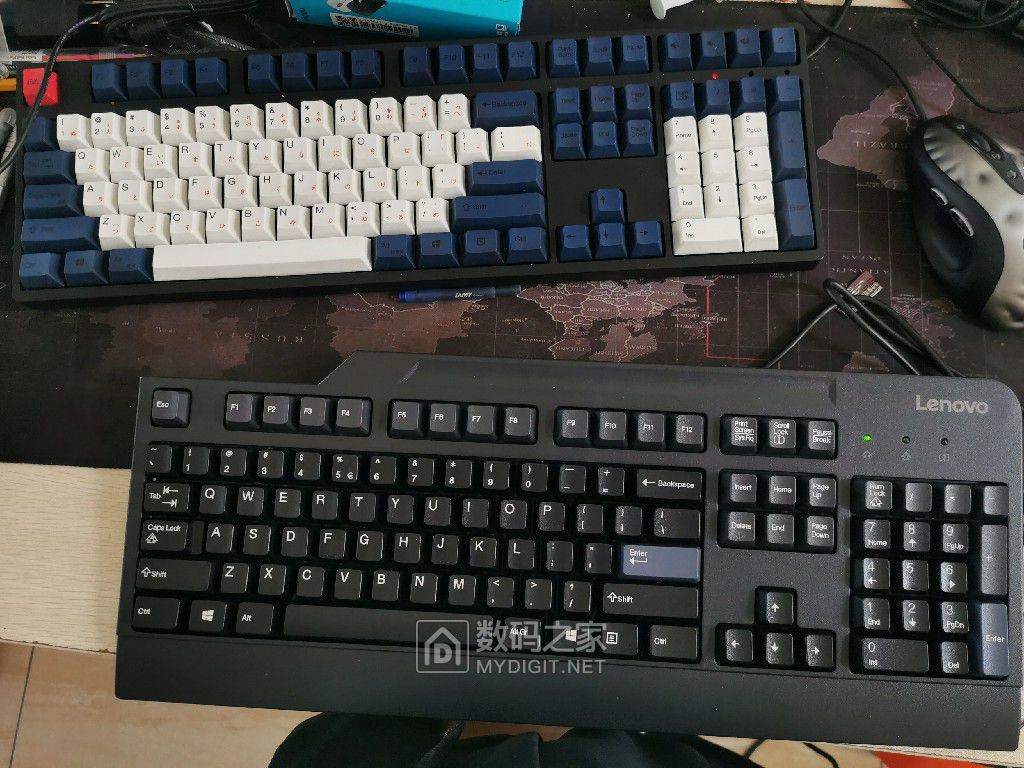 收了一个联想KB1021薄膜键盘，拆机验货 - 拆机乐园 数码之家