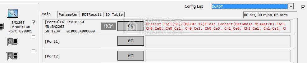 SM2263xt rdt报Dump Info Block Fail(Flag = 0x0) - SSD存储技术 数码之家