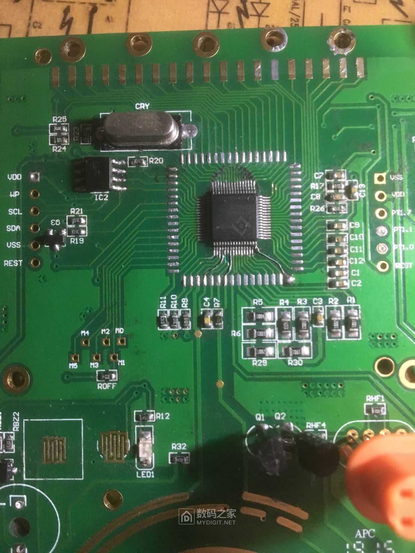 胜利vc890c+拆机加维修 - 拆机乐园 数码之家