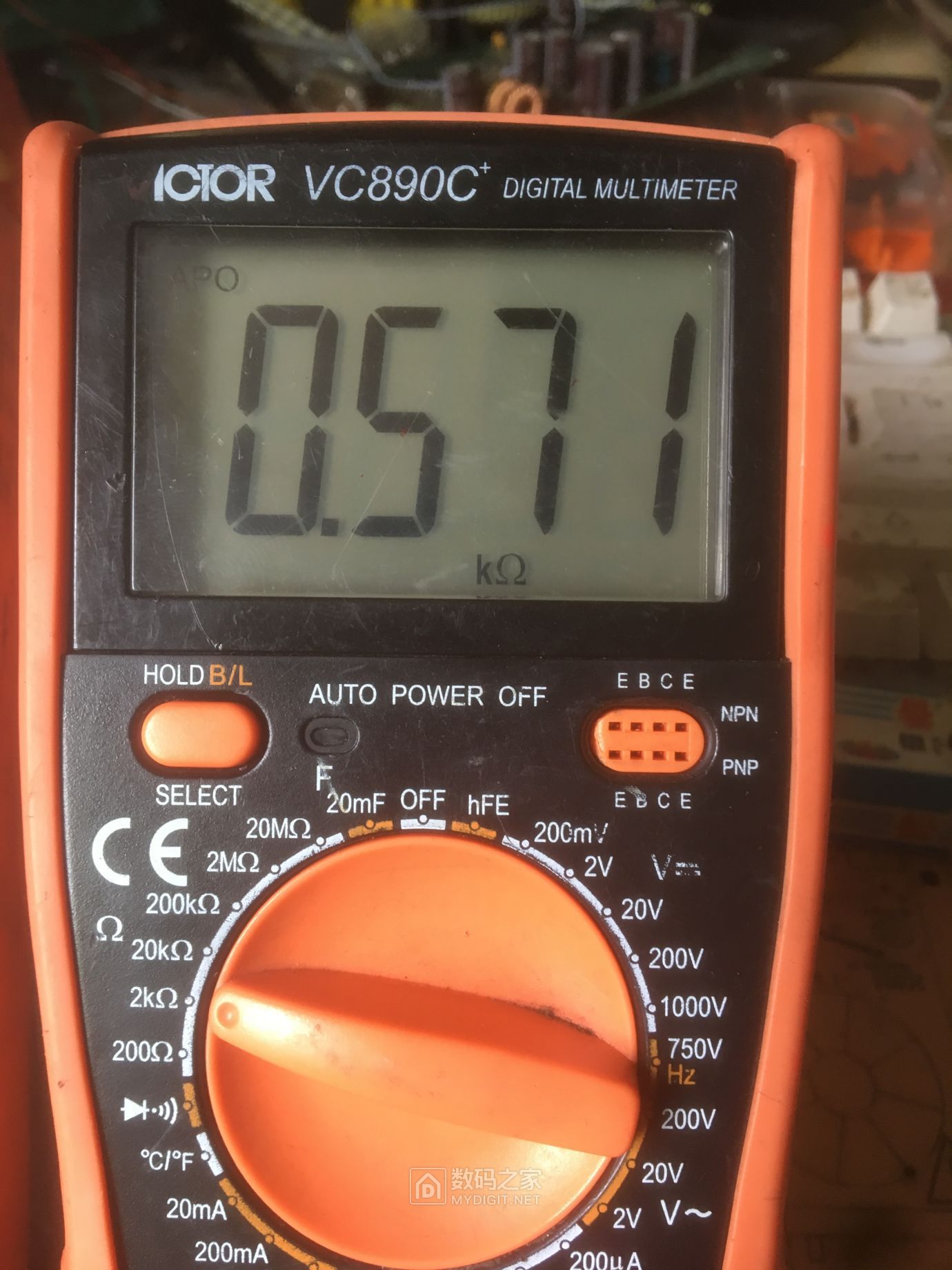 胜利vc890c+拆机加维修 - 拆机乐园 数码之家