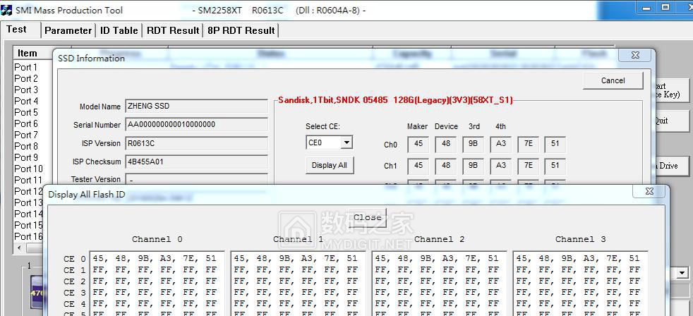 2258XT开闪迪1CE锁片05485 - SSD存储技术 数码之家