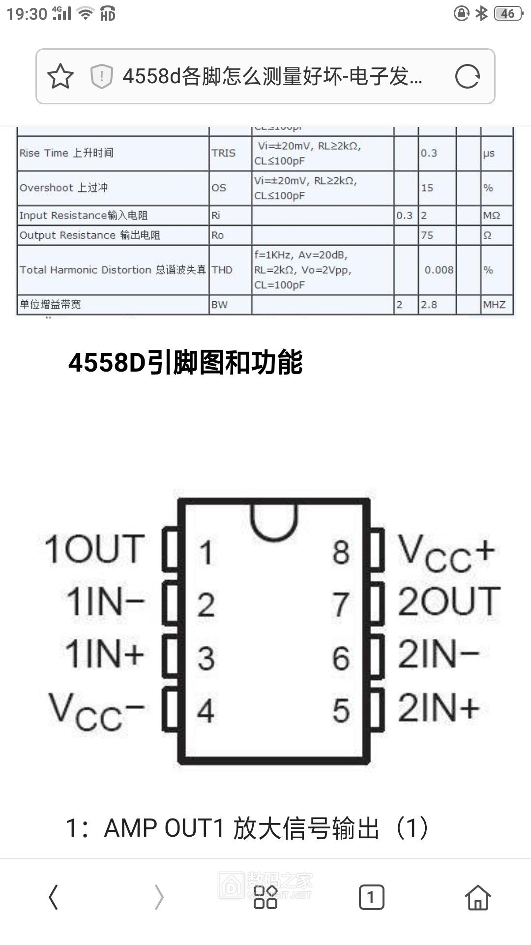 请教:关于4558运放 - 拆机乐园 数码之家