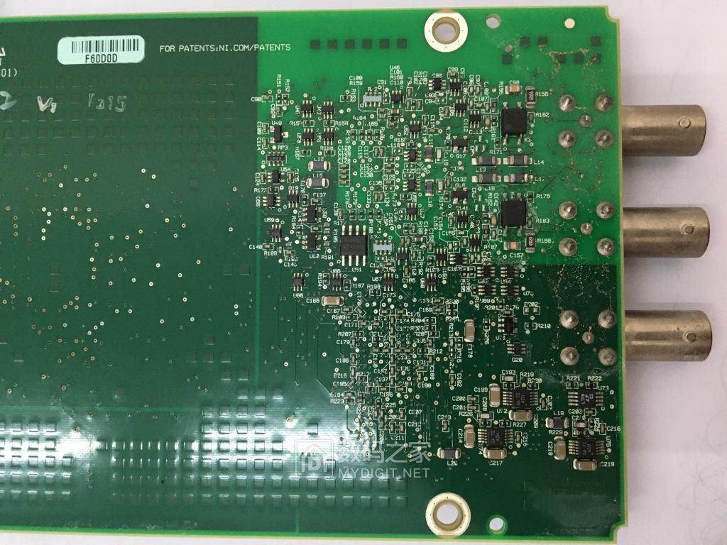 美国国家仪器NI-USB-5132波形采集卡拆解 - 拆机乐园 数码之家