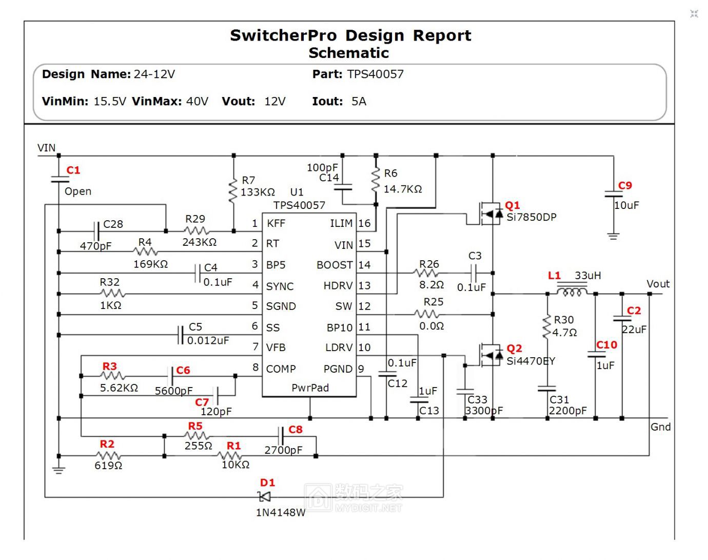 MYSSM01803BESL（TPS40057）改可调稳压 - 创意DIY 数码之家
