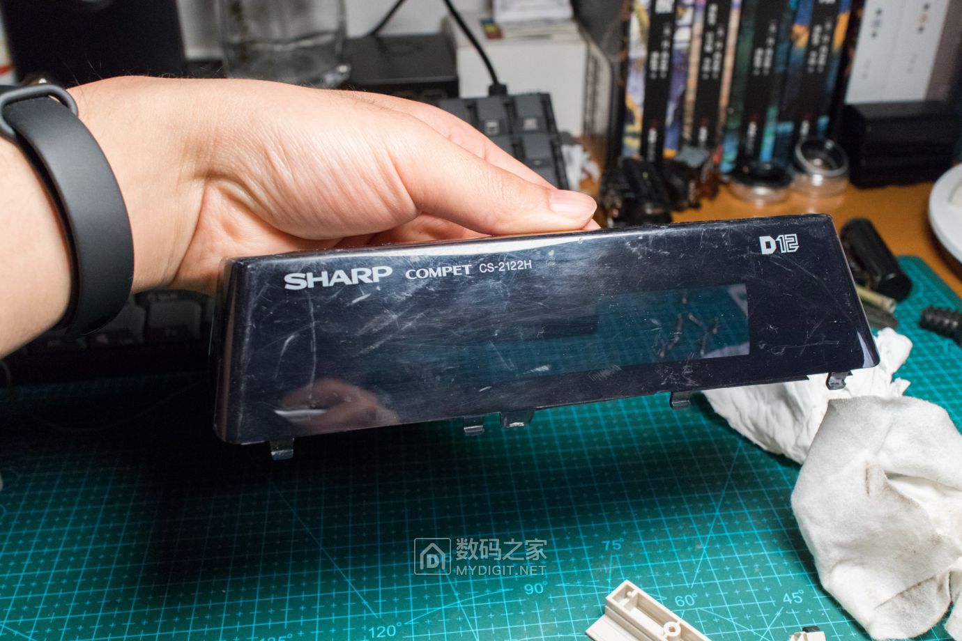 夏普SHARP银行专用荧光计算器CS-2122H拆解（2014年版本） - 拆机乐园 数码之家