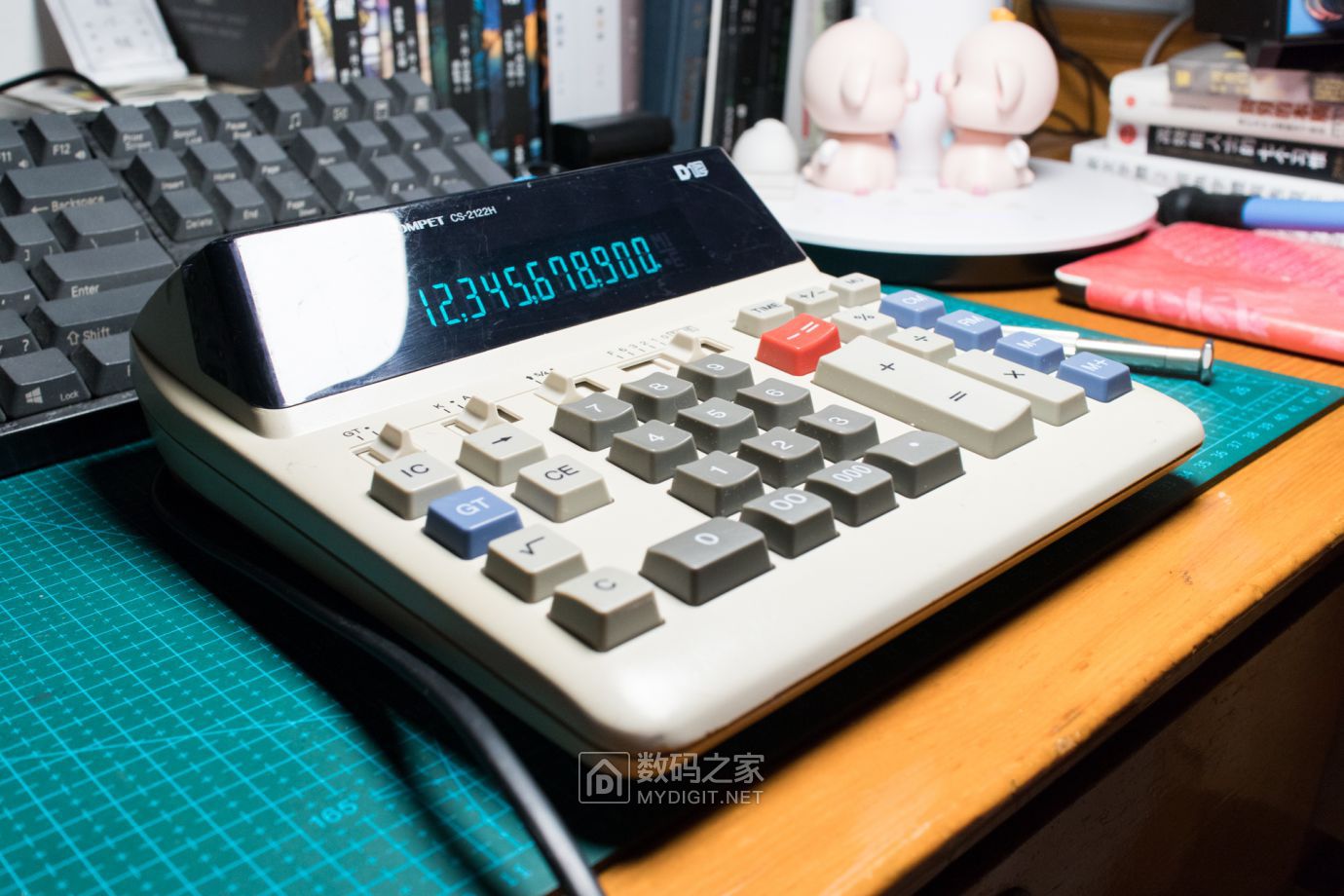 夏普SHARP银行专用荧光计算器CS-2122H拆解（2014年版本） - 拆机乐园 数码之家
