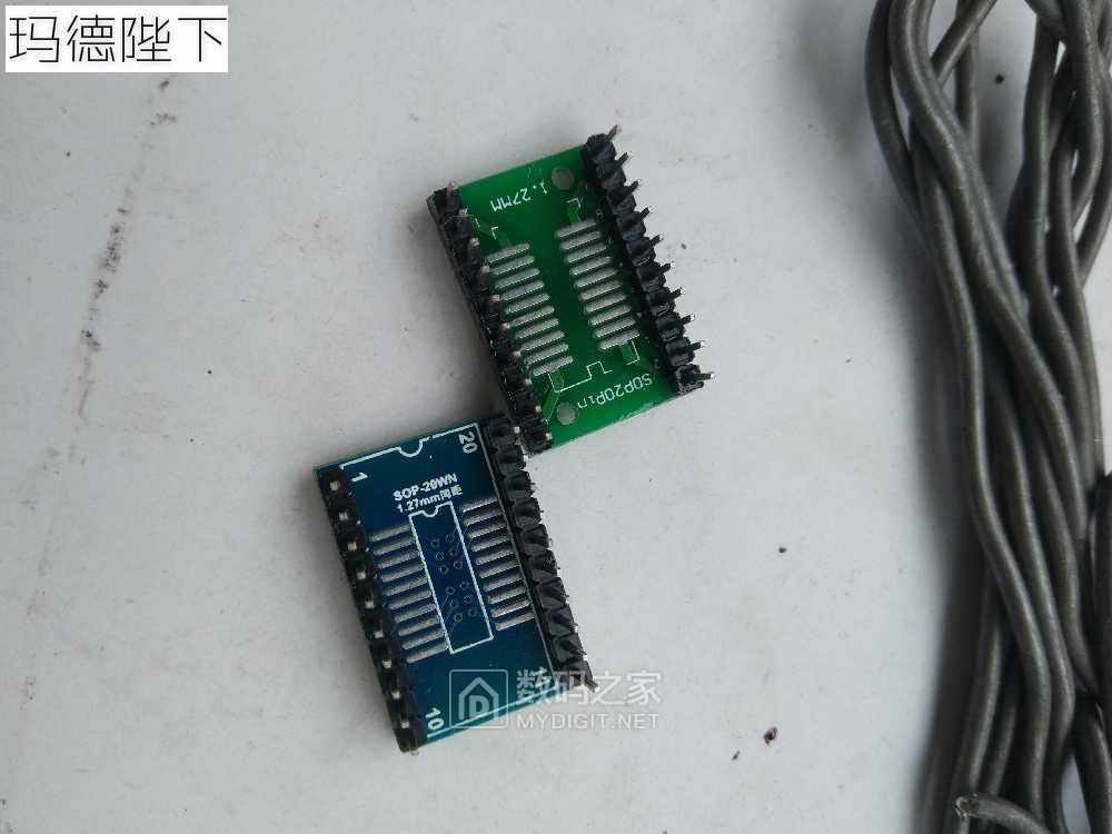 入坑N76E003 焊SSOP20转DIP板 烧CH552固件ICP 烧76E003 LDROM 进行ISP 烧录 - 我爱单片机 数码之家
