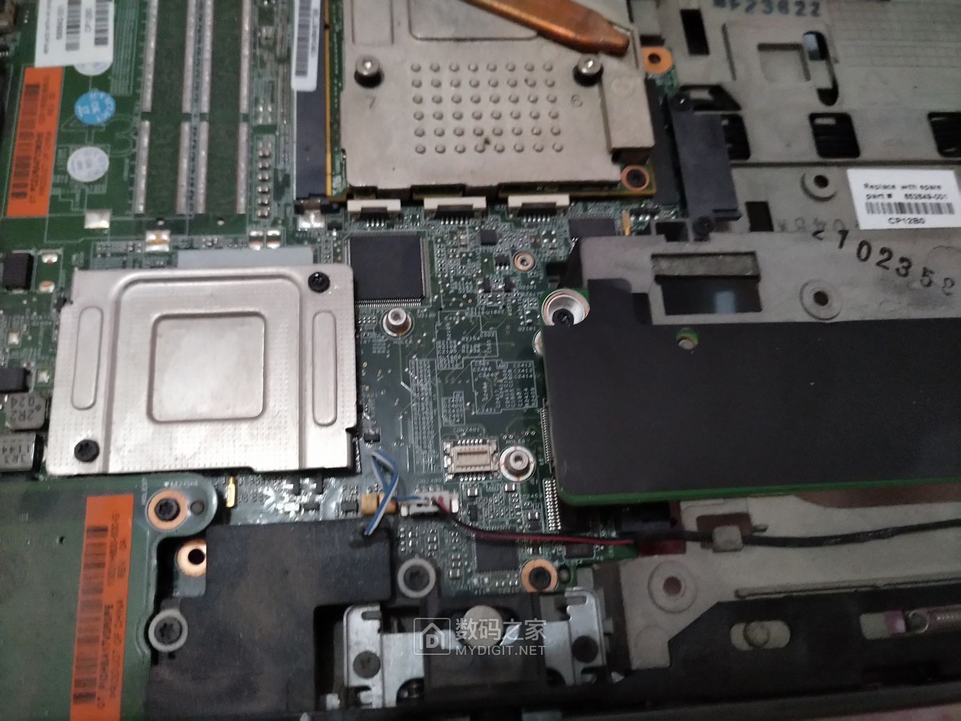 给惠普8570W换CPU - 拆机乐园 数码之家