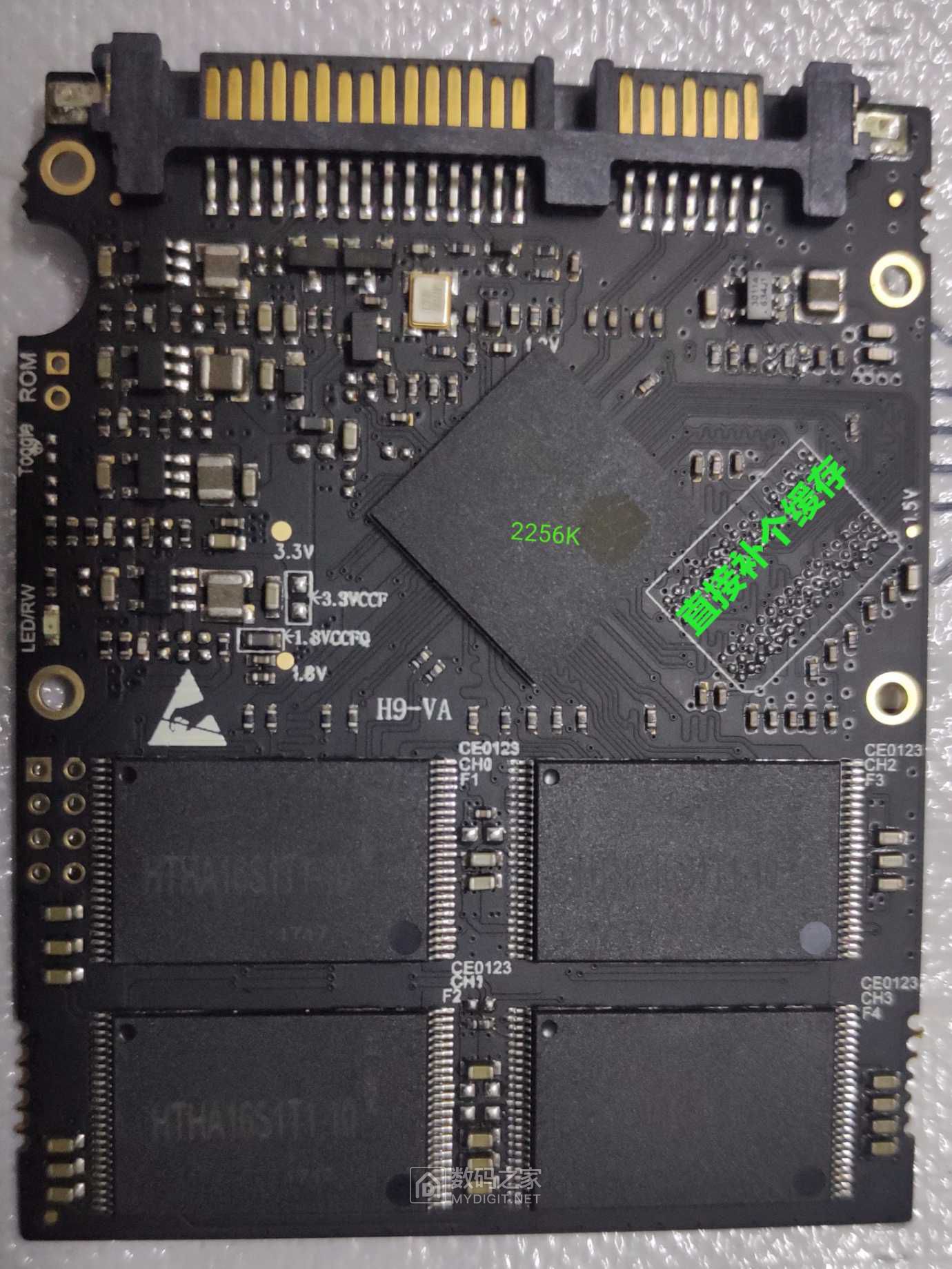 2256K想加缓存大佬看看要加什么电阻不 - SSD存储技术 数码之家