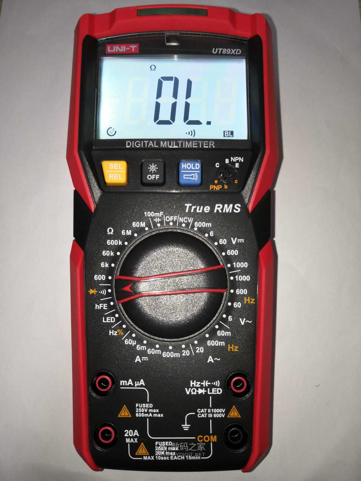 拆刚到手的优利德UT89X 怎么不是牛屎片啊 - 仪表谈谈 数码之家