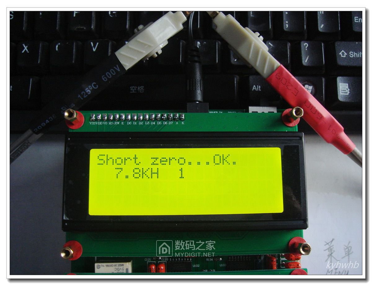 XJW01许老师LCR数字电桥套件装机使用 - 仪表谈谈 数码之家