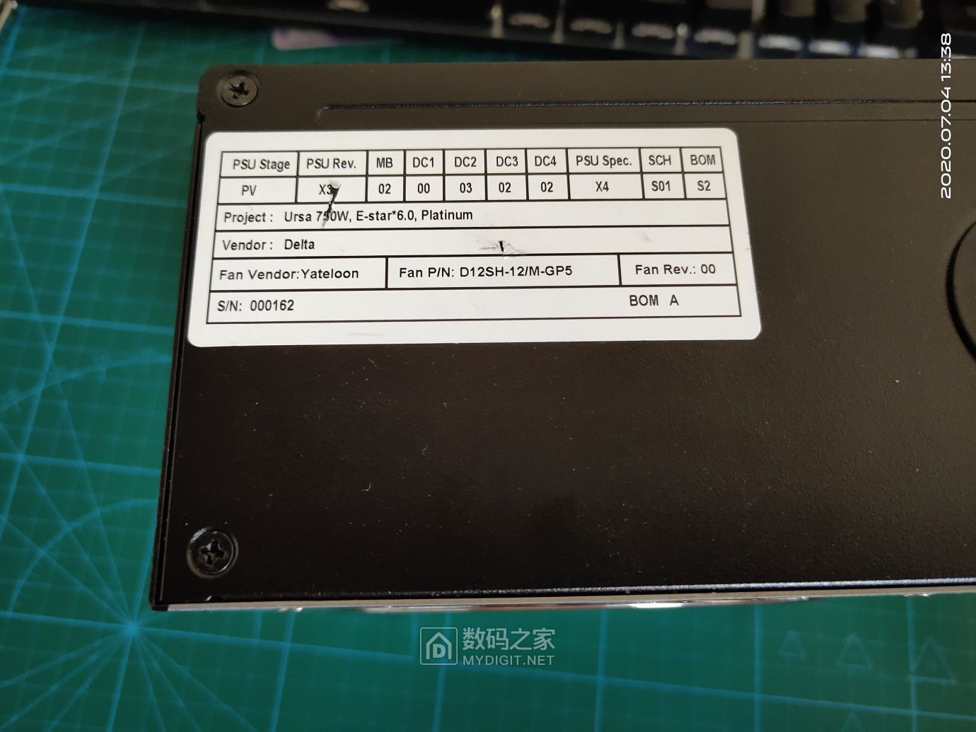 到手即拆，台达给惠普代工的750W白金电源（DPS-750AB-40C） - 拆机乐园 数码之家