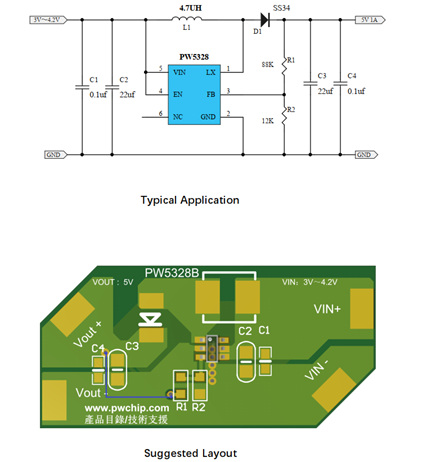小风扇升压芯片B628的PCB画板设计建议和B628外围元件选择 - 电子学堂 数码之家