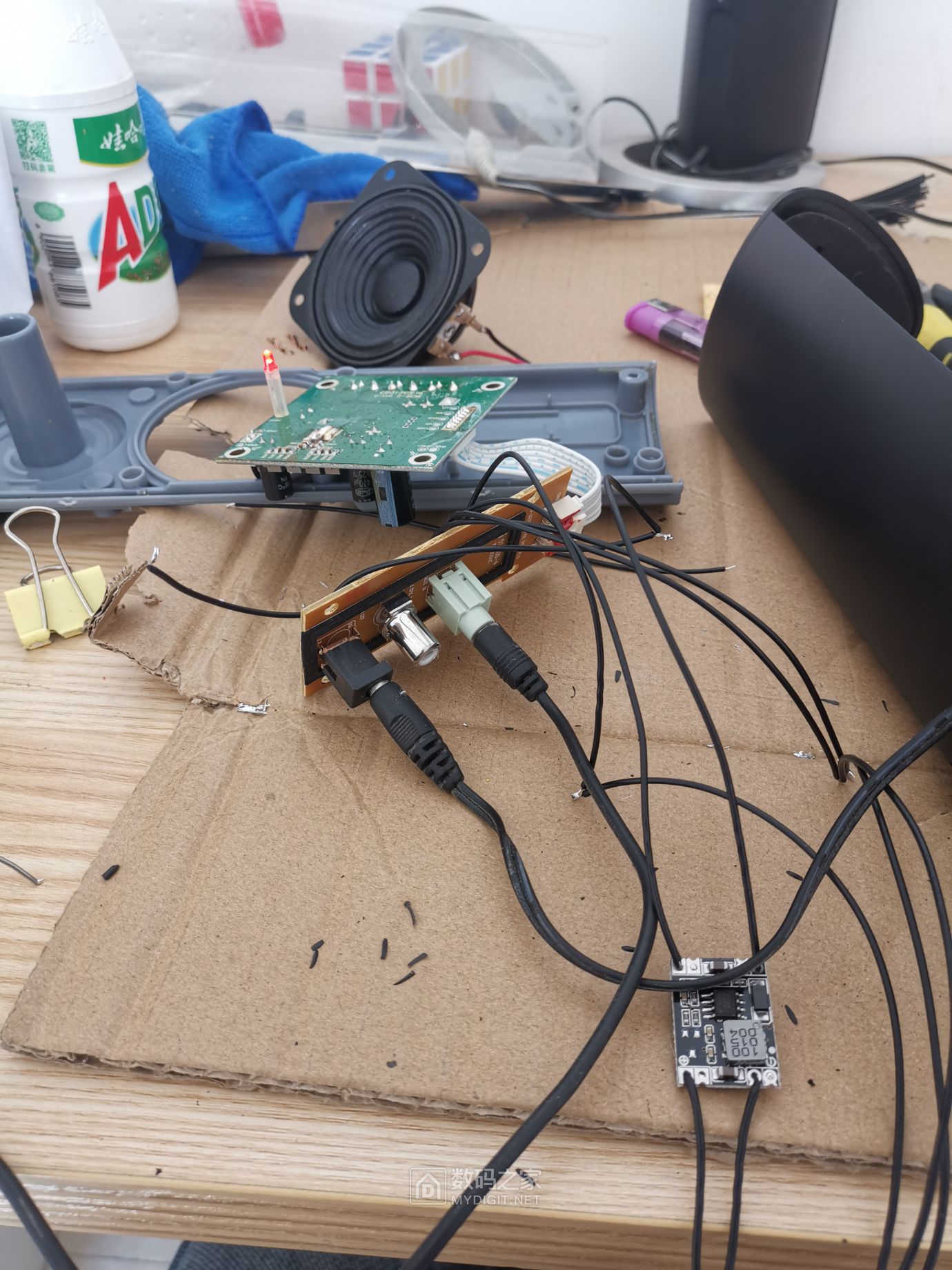 拆解漫步者R26T音响加装蓝牙接收模块 - 拆机乐园 数码之家