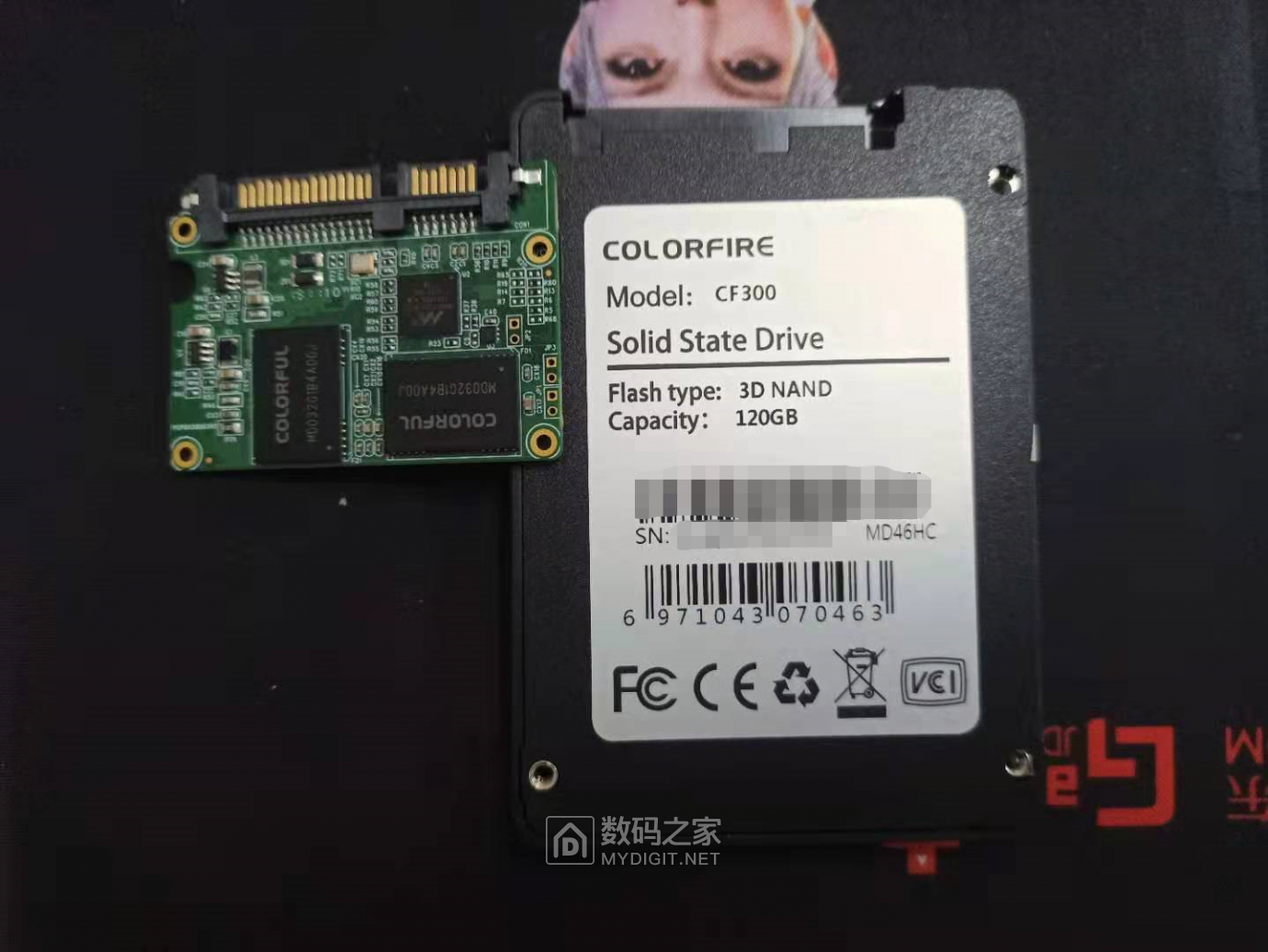 再来拆个2019年的七彩虹ColorFire CF300 120G - SSD存储技术 数码之家