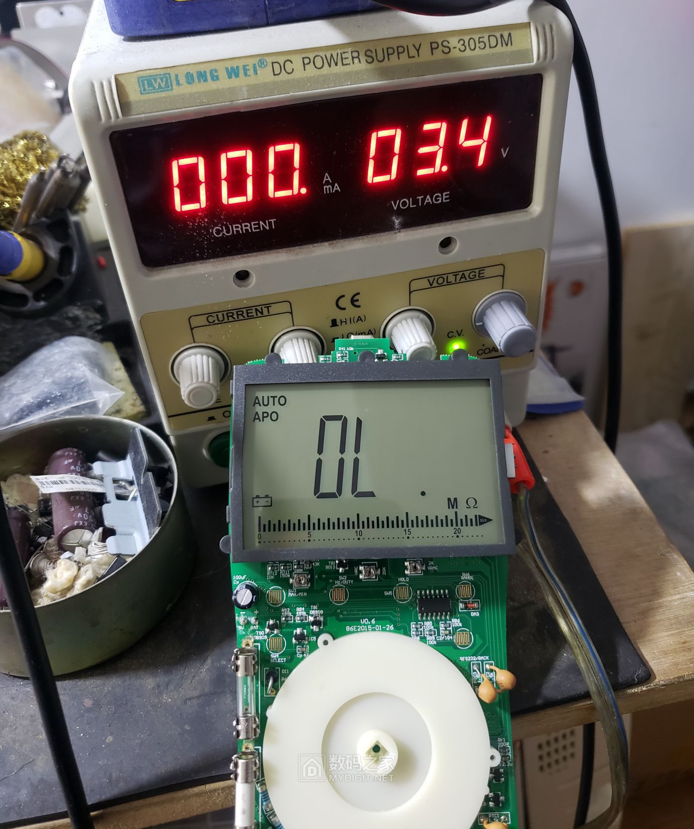 胜利VC86E 改造了一下，改了REL和锂电池 - 拆机乐园 数码之家