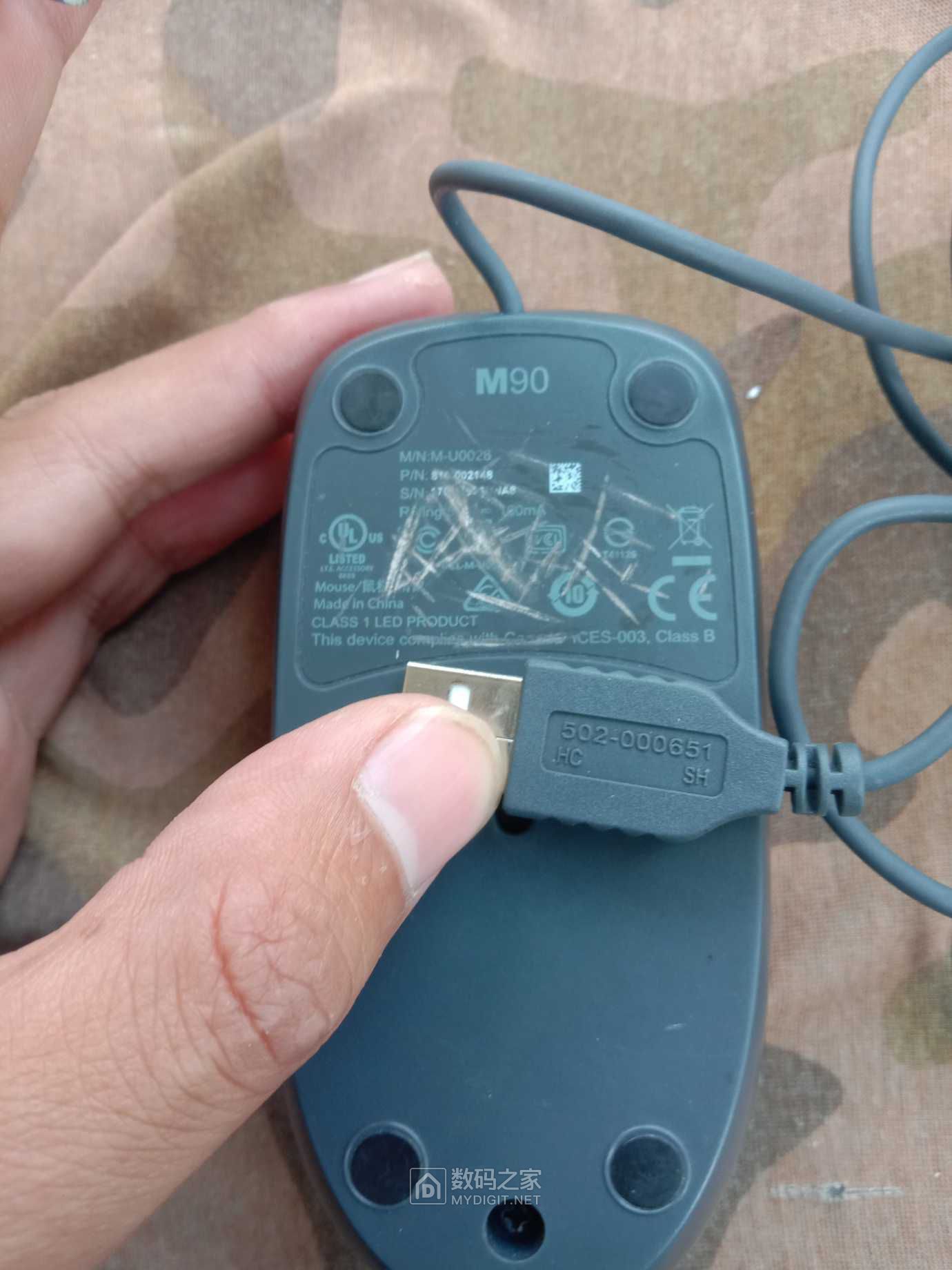 简单拆logitech罗技M90鼠标 - 拆机乐园 数码之家