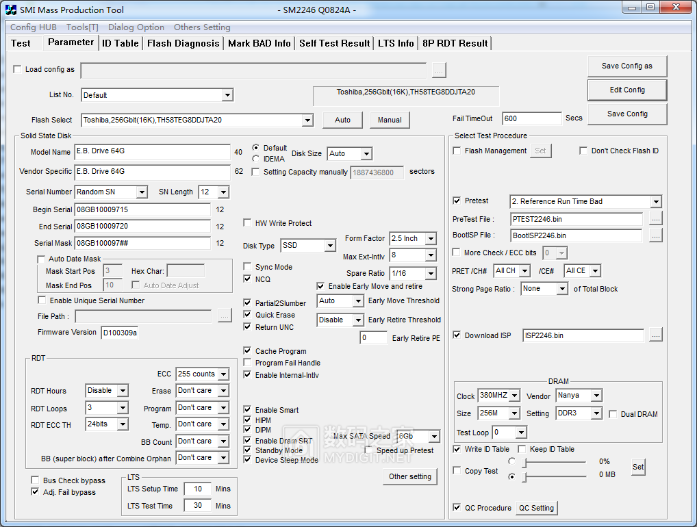 SM2246EN开卡求助：DRAM Test Fail/DRAM Training Fail - SSD存储技术 数码之家