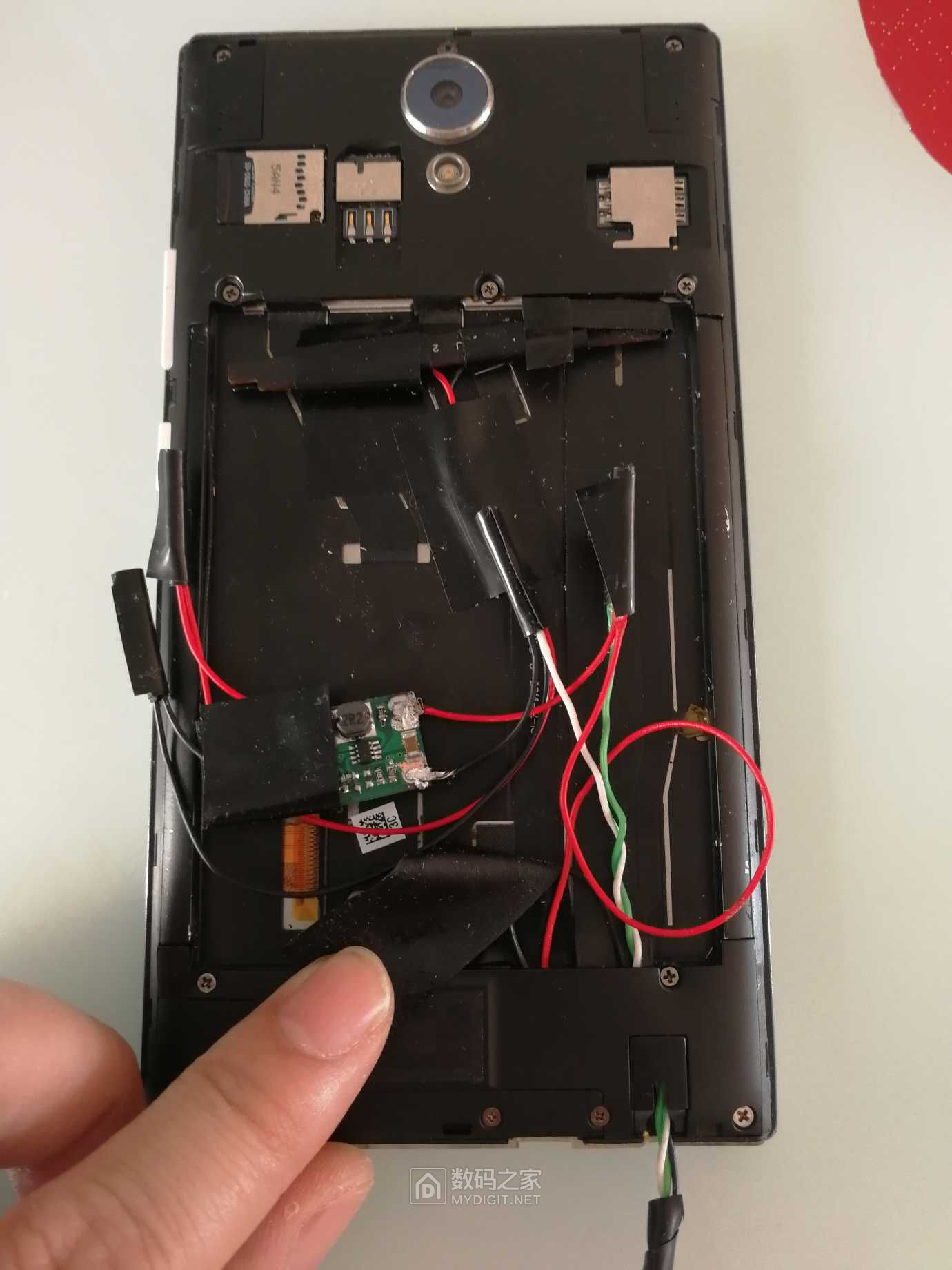 安卓手机改外接供电，实验两则（OPPO 6607，华硕飞马X002） - 拆机乐园 数码之家