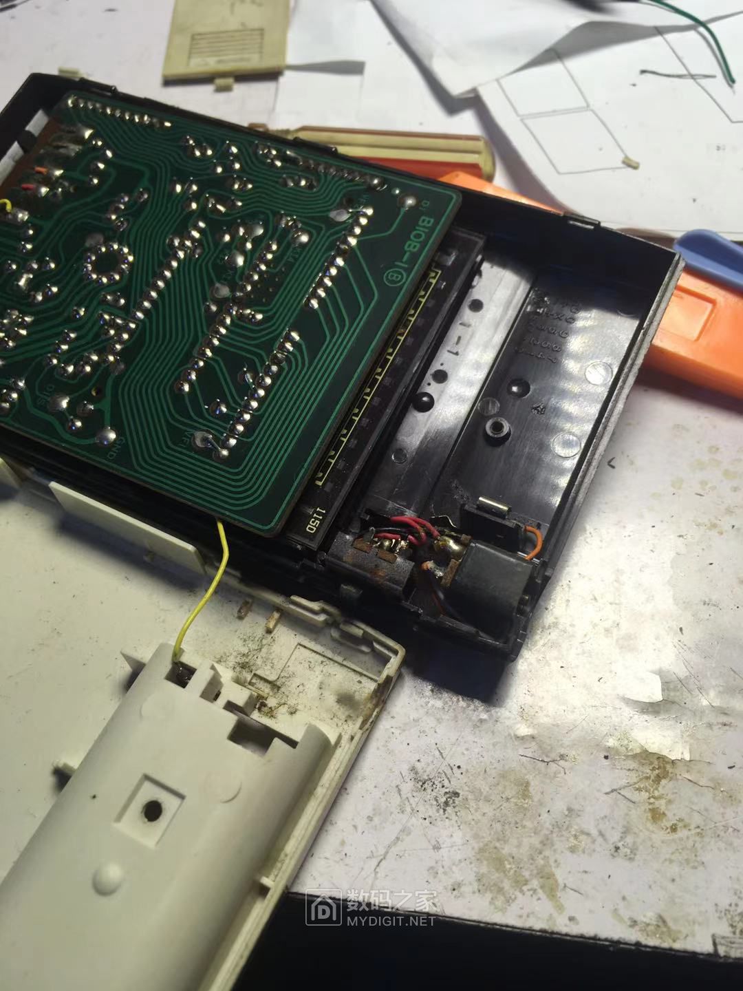 拆个CASIO FX-140 VFD显示计算器，请教大神几处不明白的地方(已经修复) - 拆机乐园 数码之家