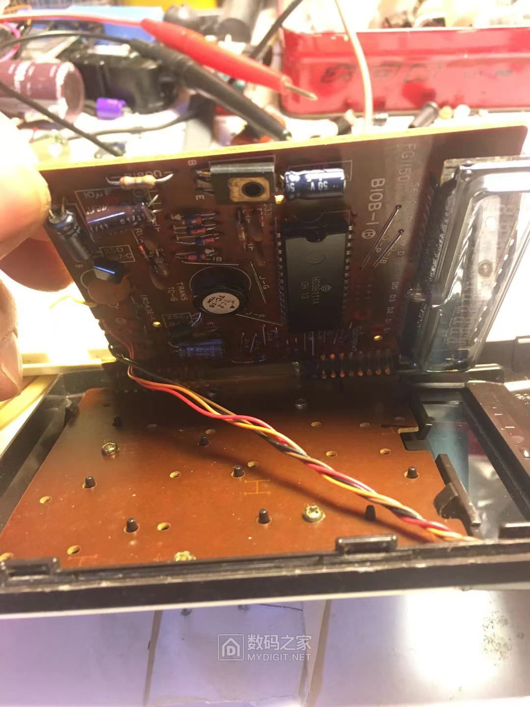 拆个CASIO FX-140 VFD显示计算器，请教大神几处不明白的地方(已经修复) - 拆机乐园 数码之家