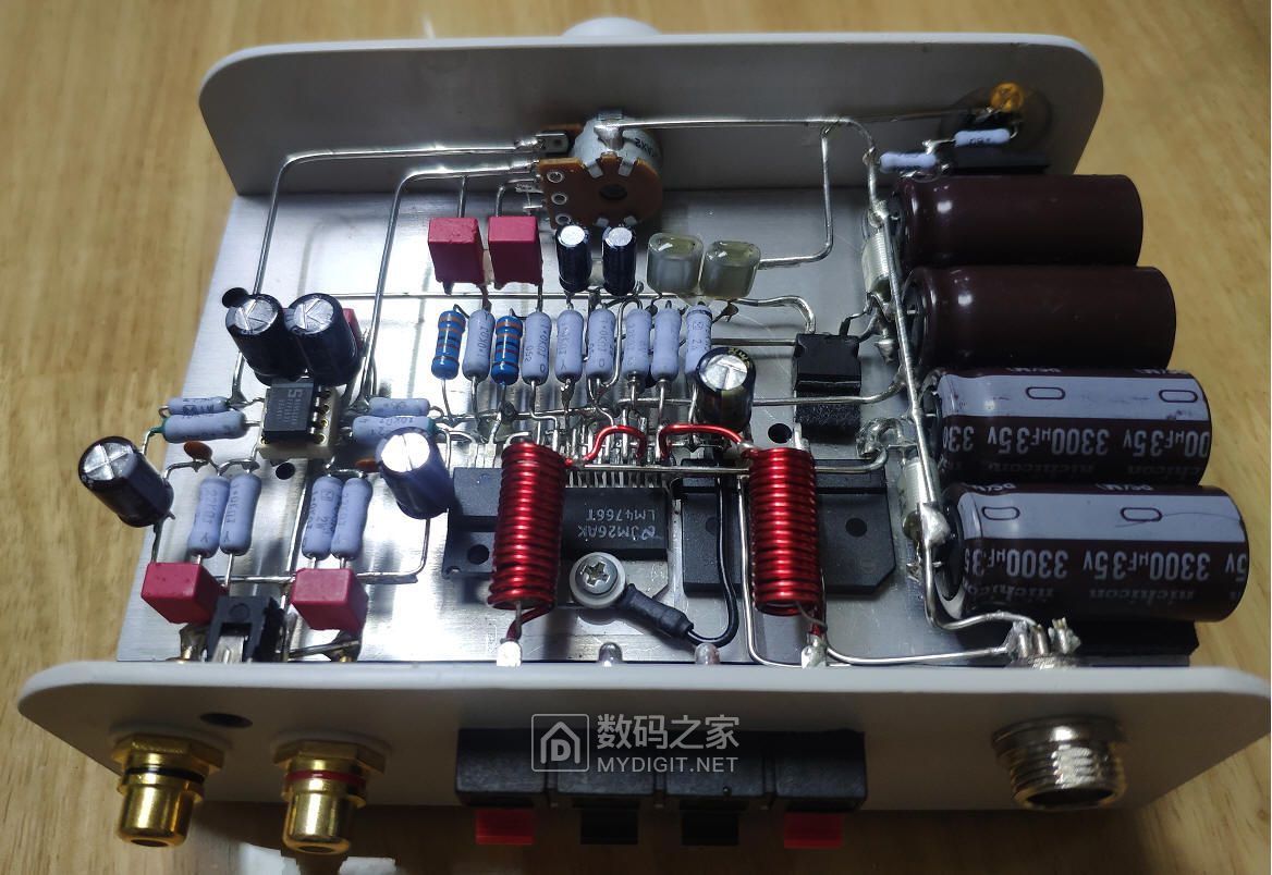 怀旧版 搭棚LM4766+5532功放 - 创意DIY 数码之家