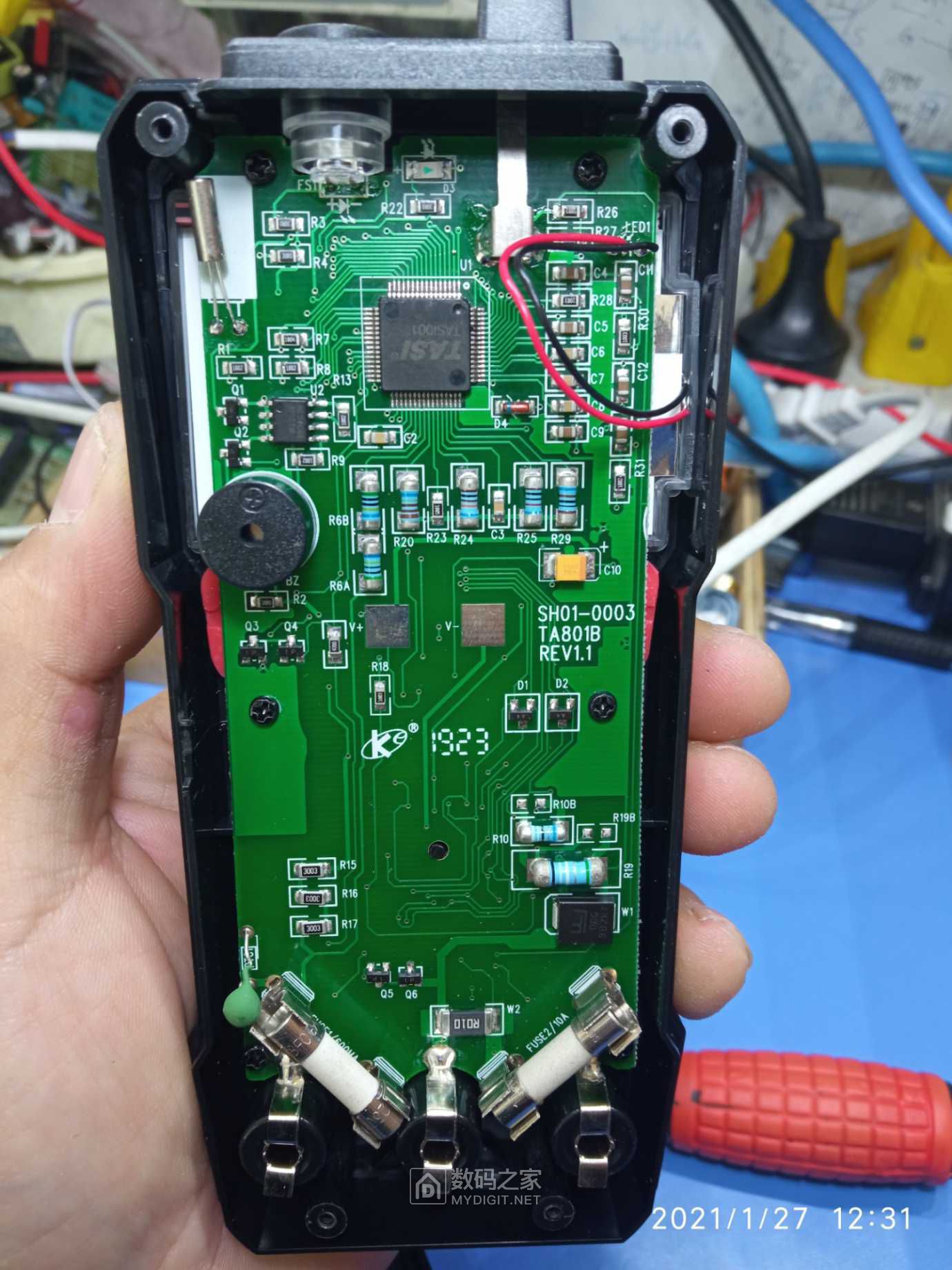 特安斯TA801B手自一体万用表测评 - 仪表谈谈 数码之家