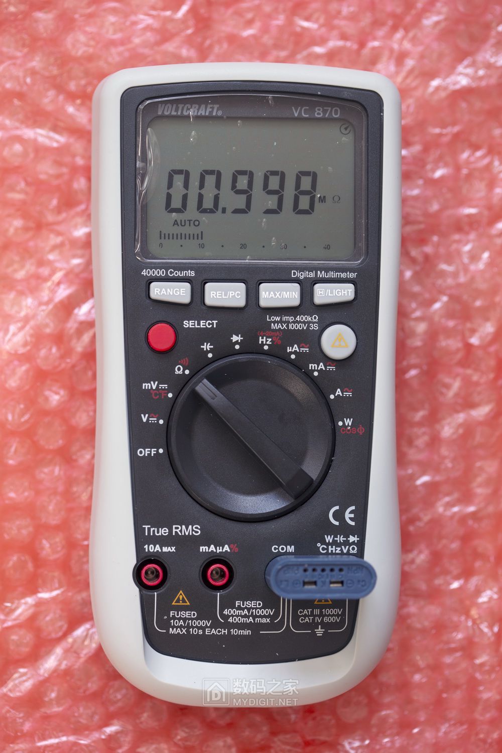 沃卡福VOLTCRAFT VC870不完全评测 - 仪表谈谈 数码之家