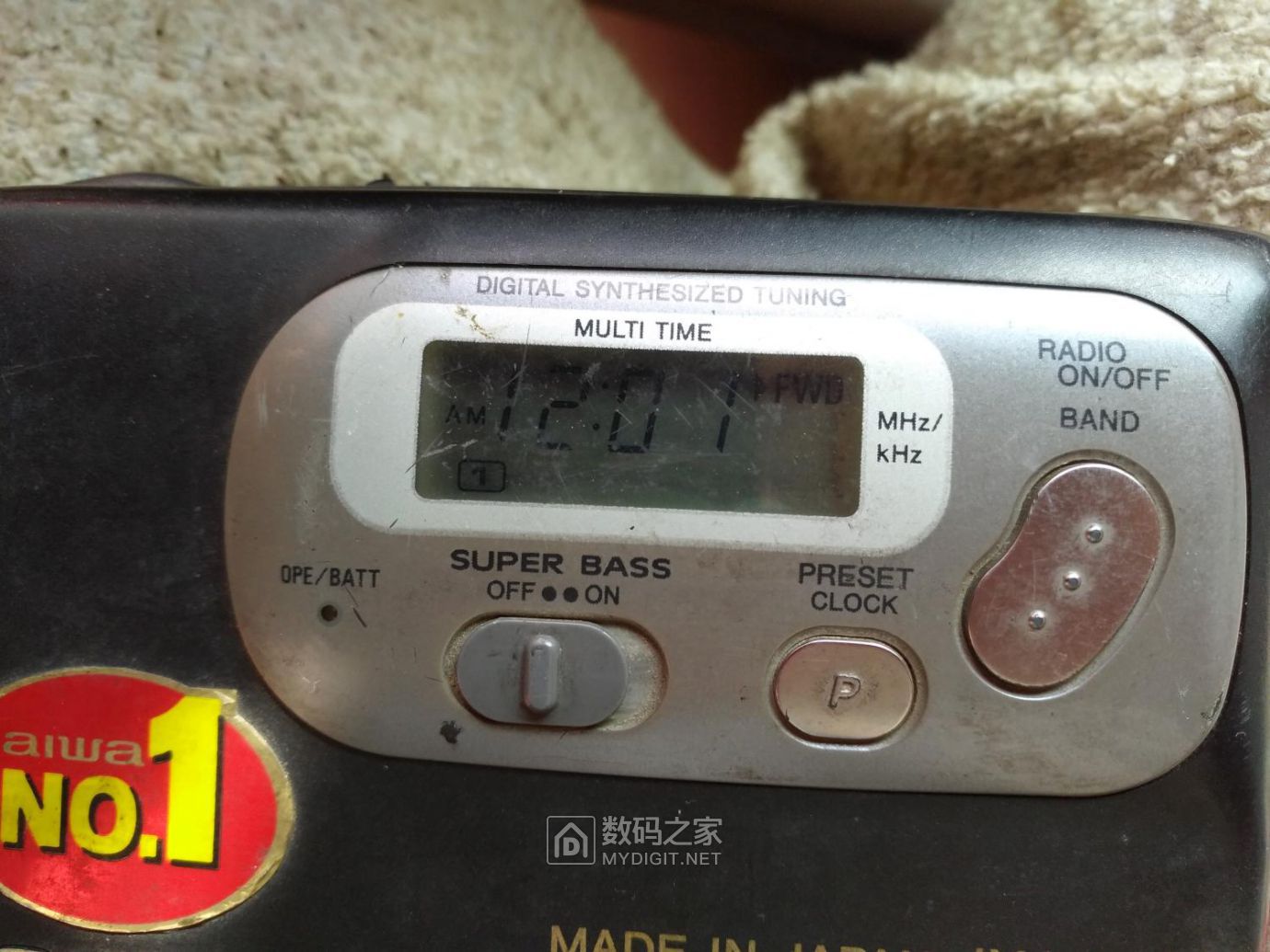 日本爱华磁带随身听拆解，型号：AIWA JX609 - 拆机乐园 数码之家