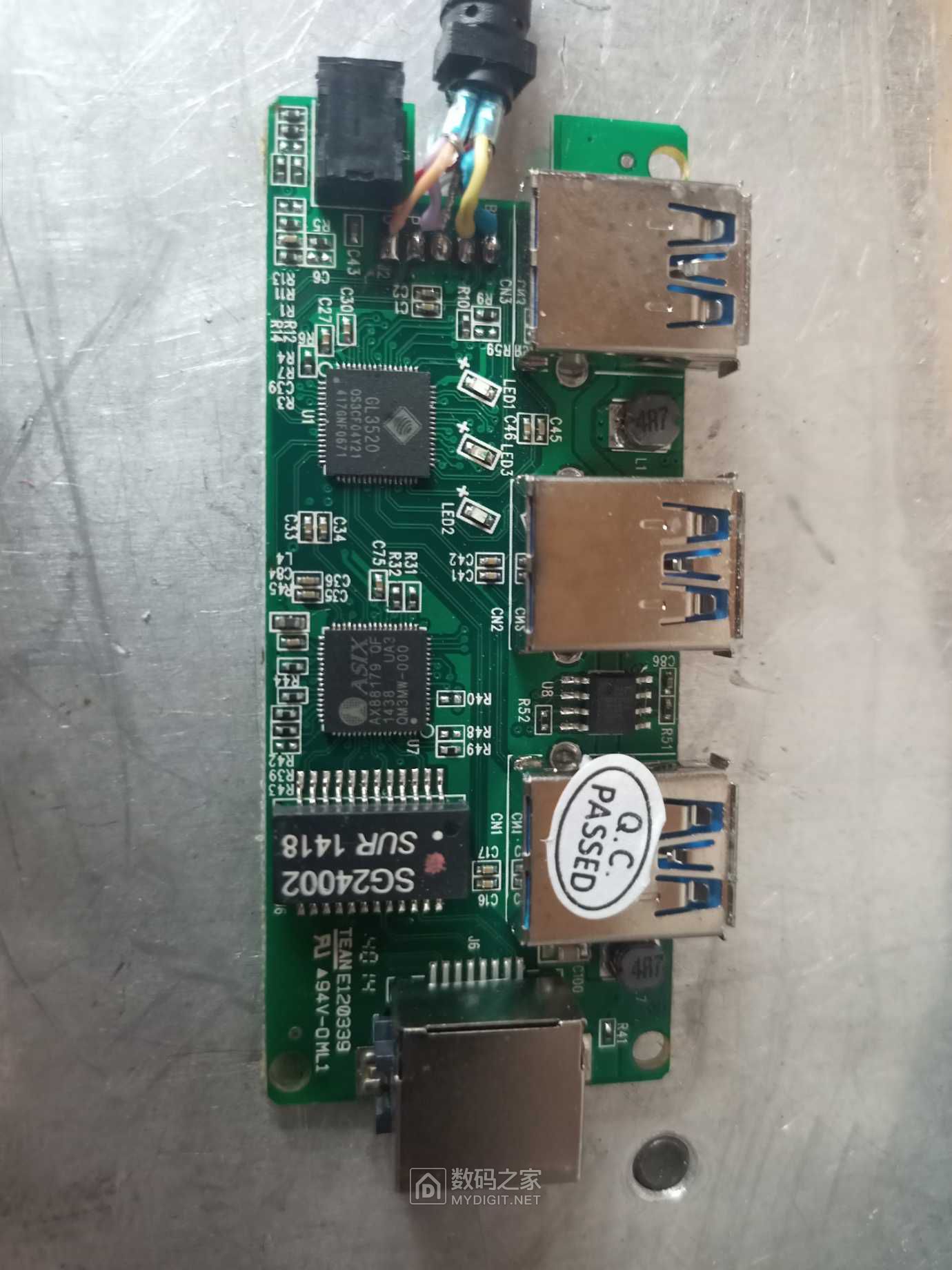 拆两个USB 3 HUB,GL3510和GL3520区别有多大？ - 拆机乐园 数码之家