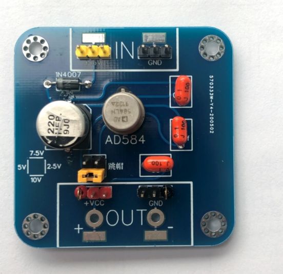 试画ad584基准pcb，布线不太满意 - 创意DIY 数码之家