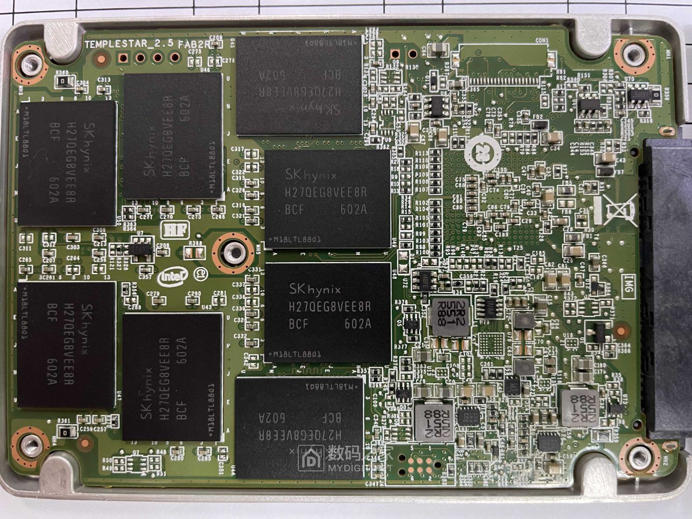 INTEL 535固态不识别了，怎么开卡？听说要补元件？还有短接哪里能识别ROM？ - SSD存储技术 数码之家
