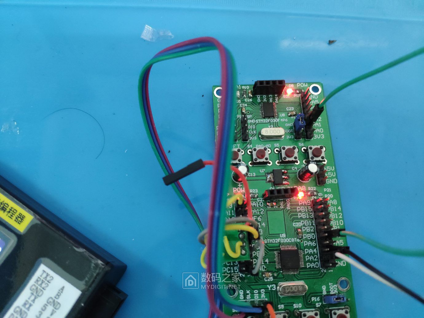 用串口对W25Q Flash芯片进行写入操作 - 我爱单片机 数码之家