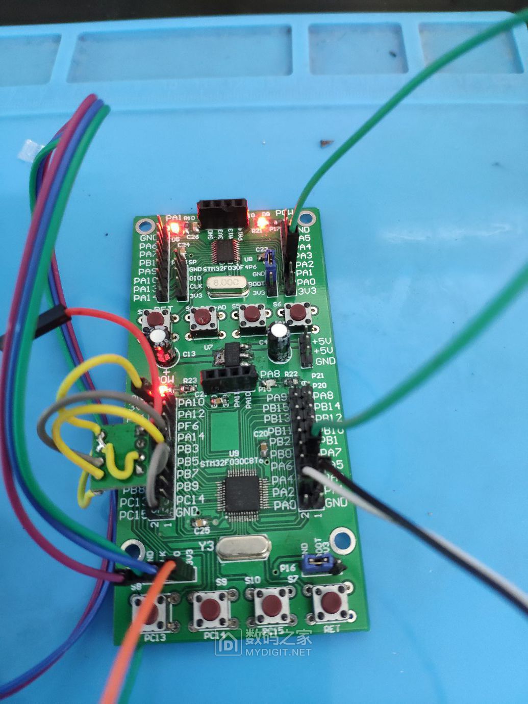 用串口对W25Q Flash芯片进行写入操作 - 我爱单片机 数码之家